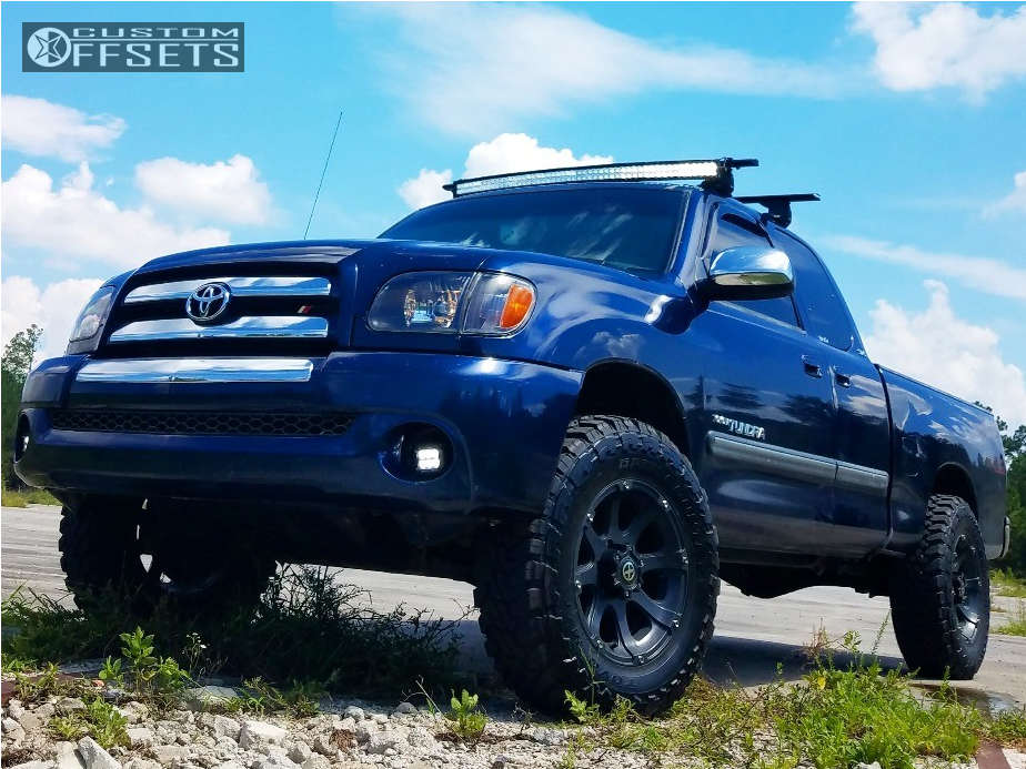 2004 Toyota Tundra with 17x8 0 American Racing ATX Ledge Ax188 and 265 ...