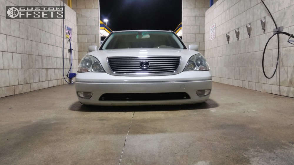 2002 Lexus LS430 with 19x10 32 Work LS207 and 235/35R19 Nankang NS-25 ...