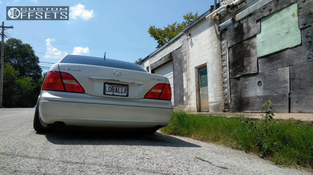 2002 Lexus LS430 with 19x10 32 Work LS207 and 235/35R19 Nankang NS-25 ...