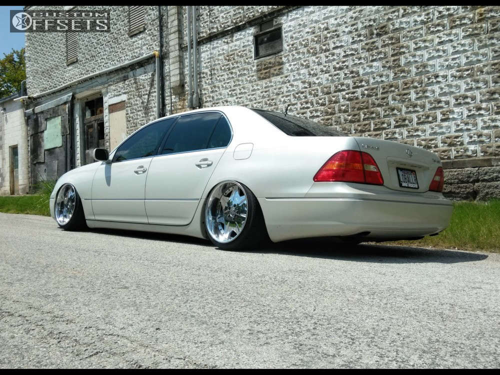 2002 Lexus LS430 with 19x10 32 Work LS207 and 235/35R19 Nankang NS-25 ...