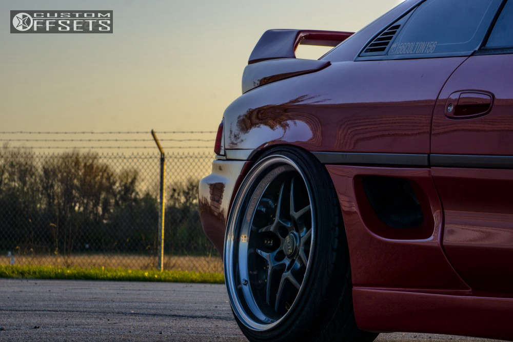 1992 Toyota MR2 with 18x9 15 Blitz Type 03 and 215/35R18 Yokohama S ...