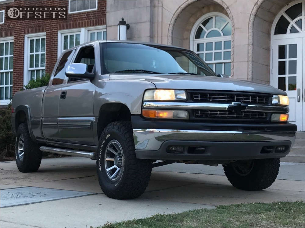 2000 Chevrolet Silverado 1500 with 18x9 18 Vision Turbine and 285/60R18 ...