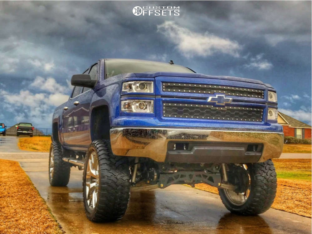 2014 Chevrolet Silverado 1500 with 24x10 31 OE Performance 169 and 37/ ...