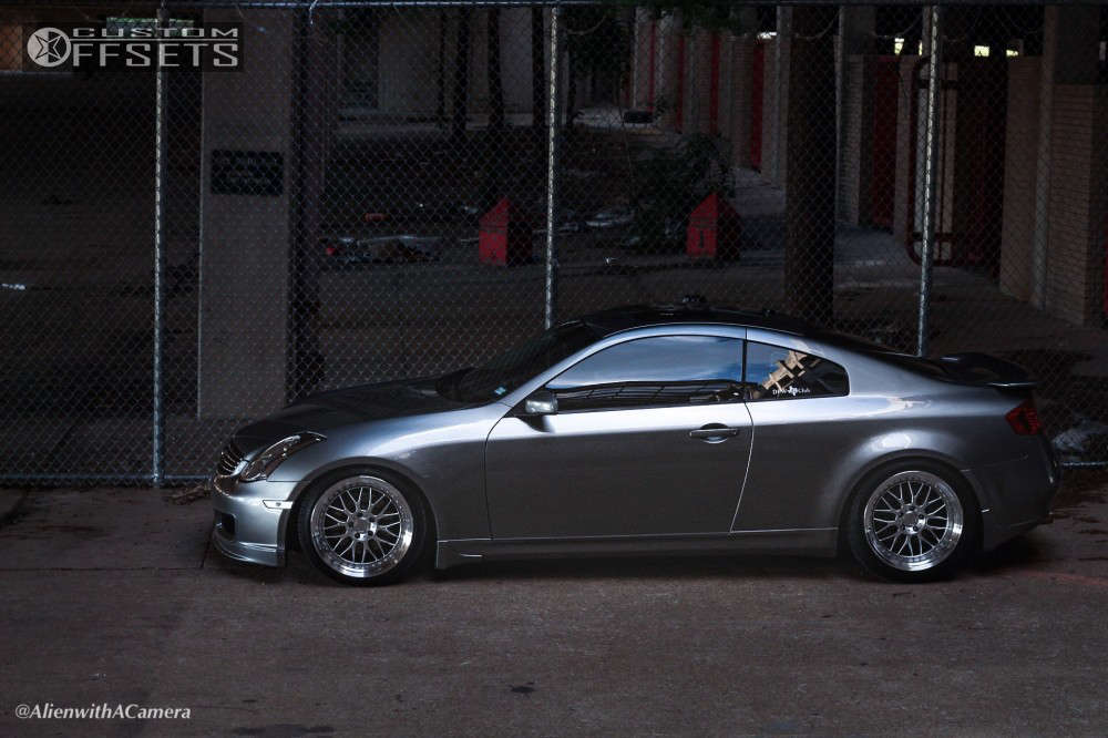 2005 INFINITI G35 with 19x9.5 15 Enza-Vatore MVMT-01 and 255/35R19 ...