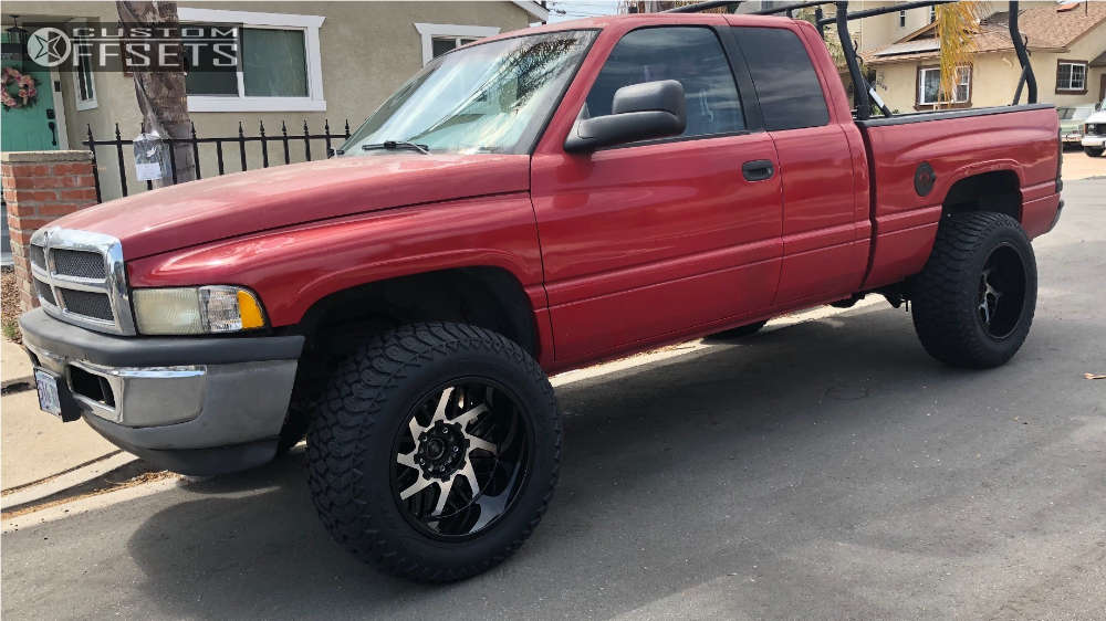 2001 Dodge Ram 1500 with 20x12 -51 Toxic Lethal and 35/12.5R20 AMP ...