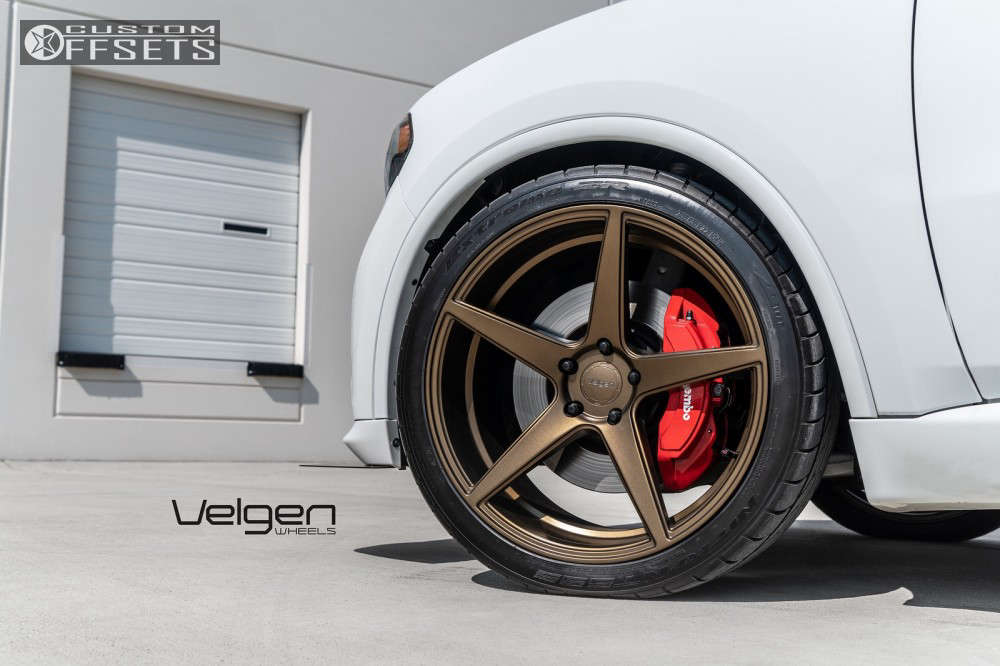 2017 Dodge Durango with 22x10.5 35 Velgen Classic5 and 285/35R22 Nitto ...