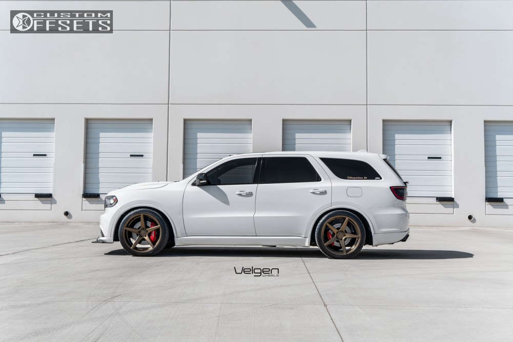 2017 Dodge Durango with 22x10.5 35 Velgen Classic5 and 285/35R22 Nitto ...