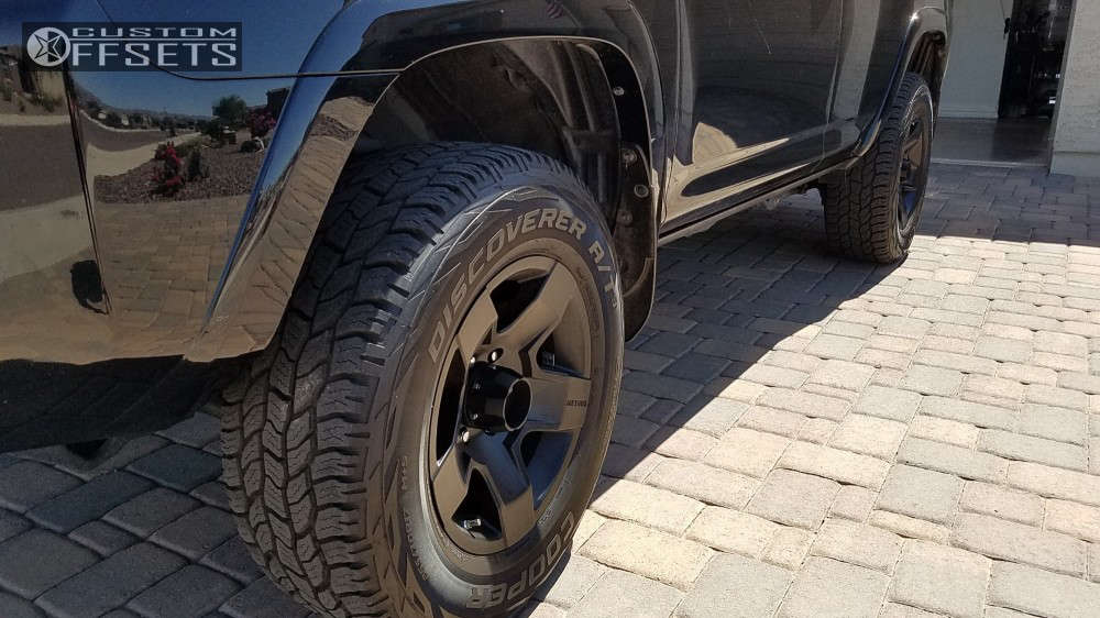 2015 Toyota 4Runner with 17x8.5 0 Method Fat Five and 295/70R17 Cooper ...