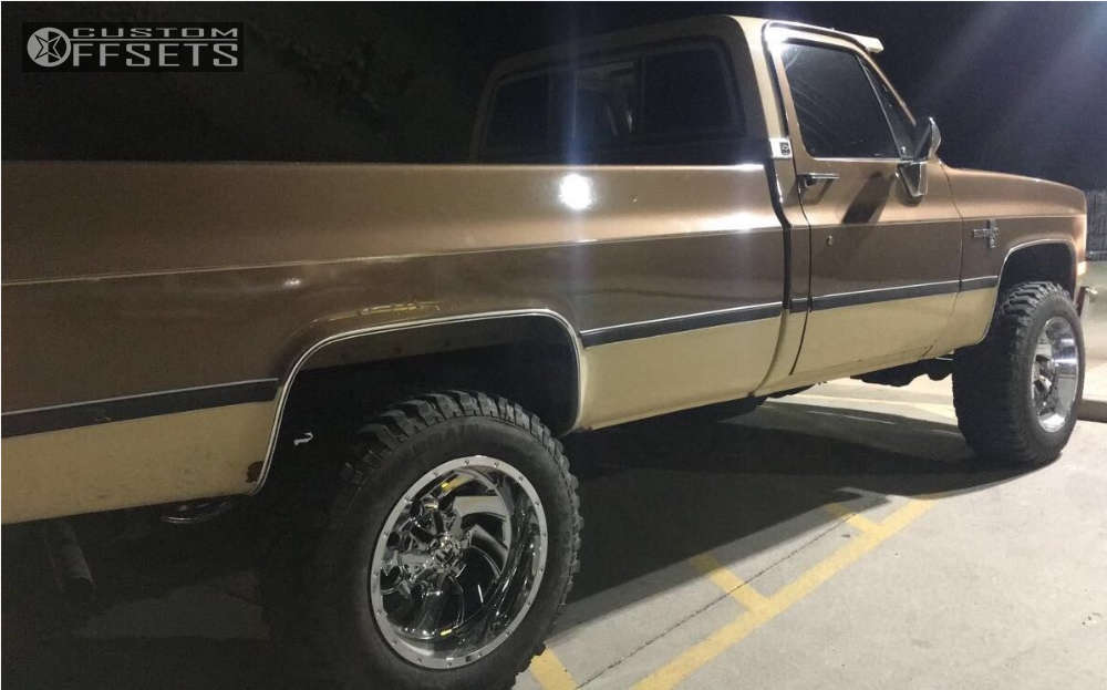 1974 Chevrolet K20 with 20x12 -44 Fuel Cleaver D573 and 35/12.5R20 ...