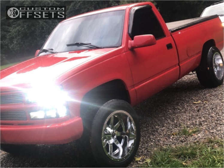 1997 Chevrolet C1500 with 20x12 -44 Fuel Maverick D536 and 305/50R20 ...