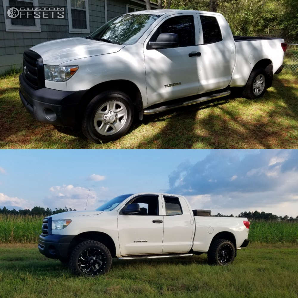 2012 Toyota Tundra with 20x10 -18 Fuel Cleaver and 33/12.5R20 RBP ...