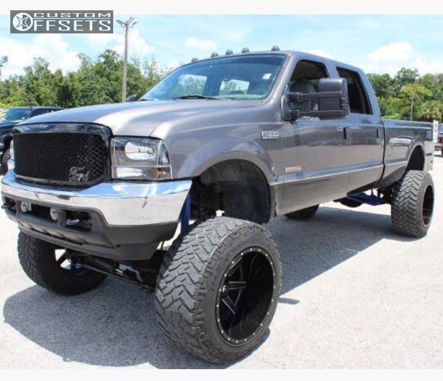 2004 Ford F-350 Super Duty with 24x16 -100 Fuel Maverick and 40/15.5R24 ...