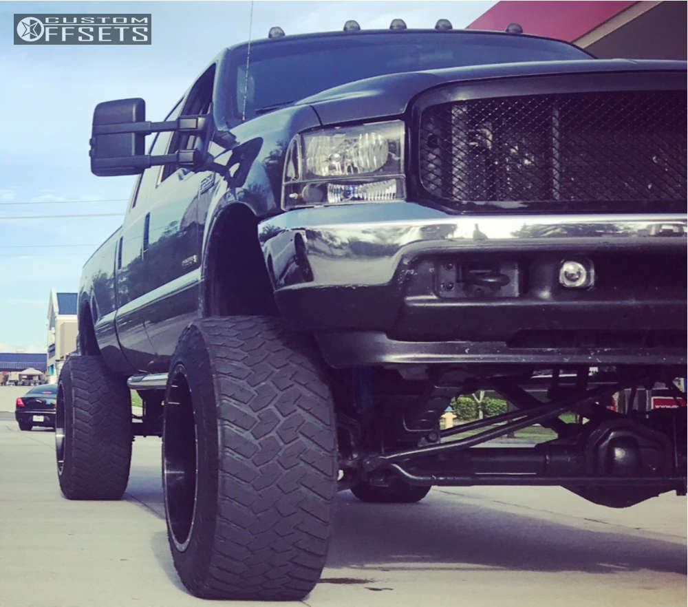 2004 Ford F-350 Super Duty with 24x16 -100 Fuel Maverick and 40/15.5R24 ...