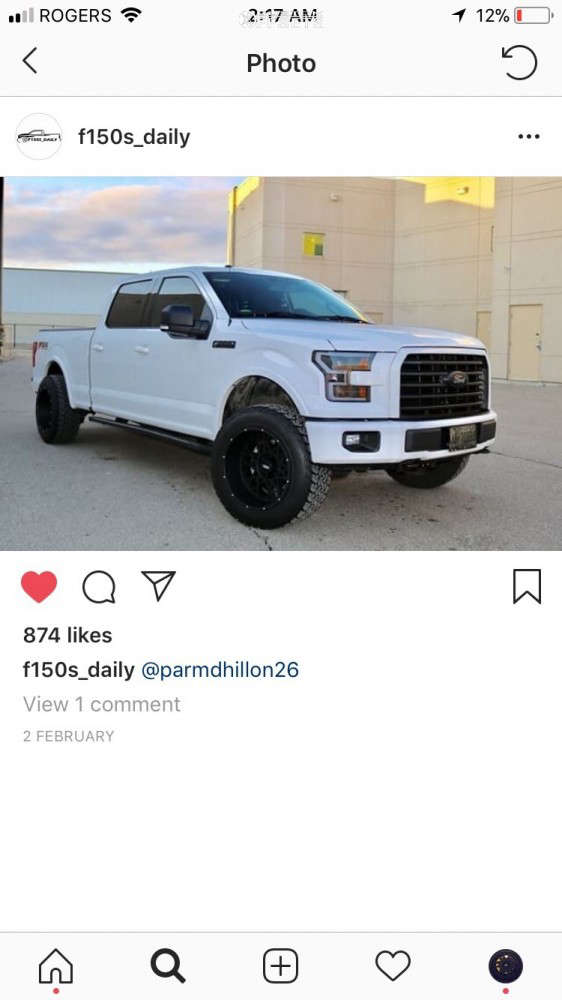 2016 Ford F-150 with 20x12 -51 Vision Rocker and 305/55R20 BFGoodrich ...