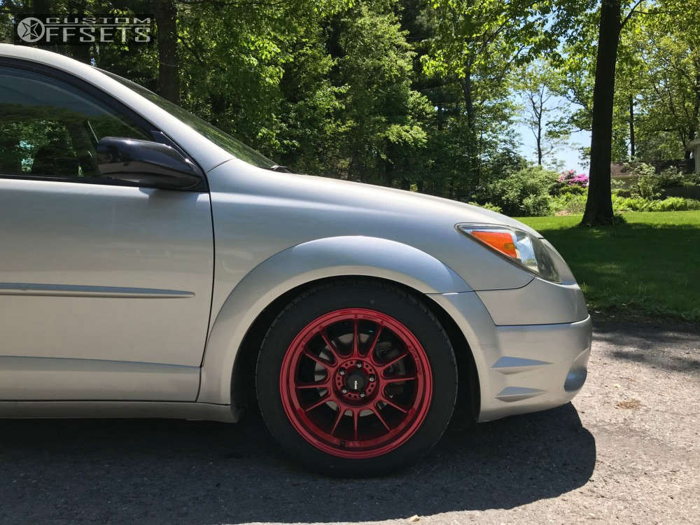 2004 Pontiac Vibe with 17x8 40 Konig Hypergram and 225/45R17 Nitto Neo ...