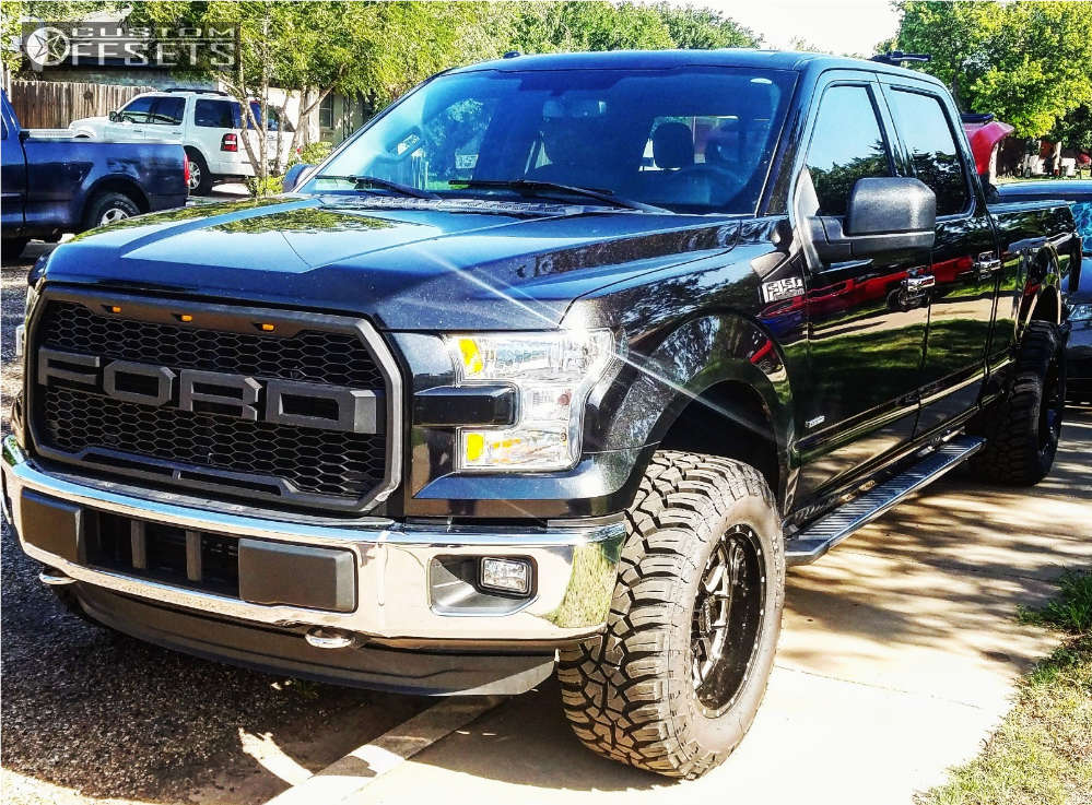 2015 Ford F-150 with 18x10 -19 Tuff T23 and 33/12.5R18 General Grabber ...