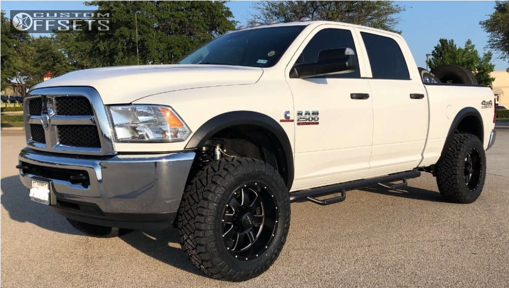 2018 Ram 2500 with 20x9.5 -6 Pro Comp Series 83 and 35/12.5R20 Nitto ...