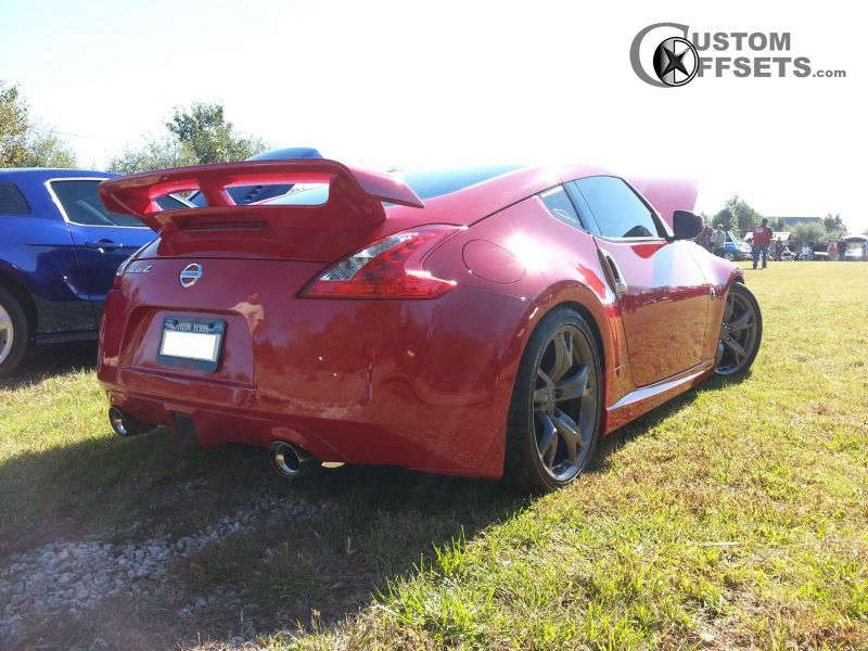2011 Nissan 370Z Wheel Offset Flush Lowered Adj Coil Overs | 45 ...