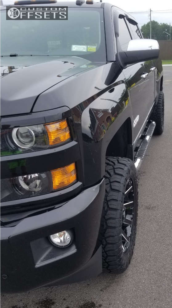 2016 Chevrolet Silverado 2500 HD with 20x10 -18 Fuel Contra and 33/12 ...