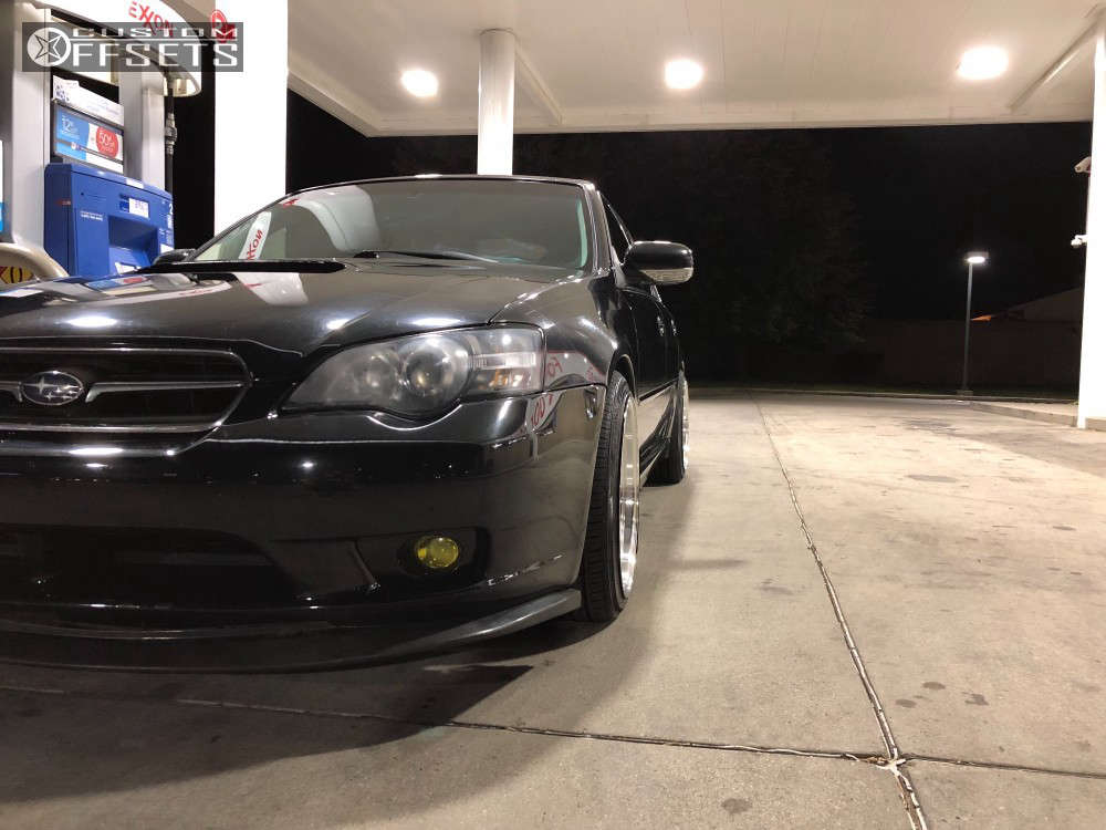 2006 Subaru Legacy with 18x9.5 35 ESR SR06 and 225/40R18 Hankook Ventus ...