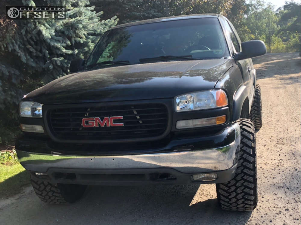 2002 GMC Sierra 1500 with 20x12 -51 Vision Rocker and 295/55R20 Nitto ...