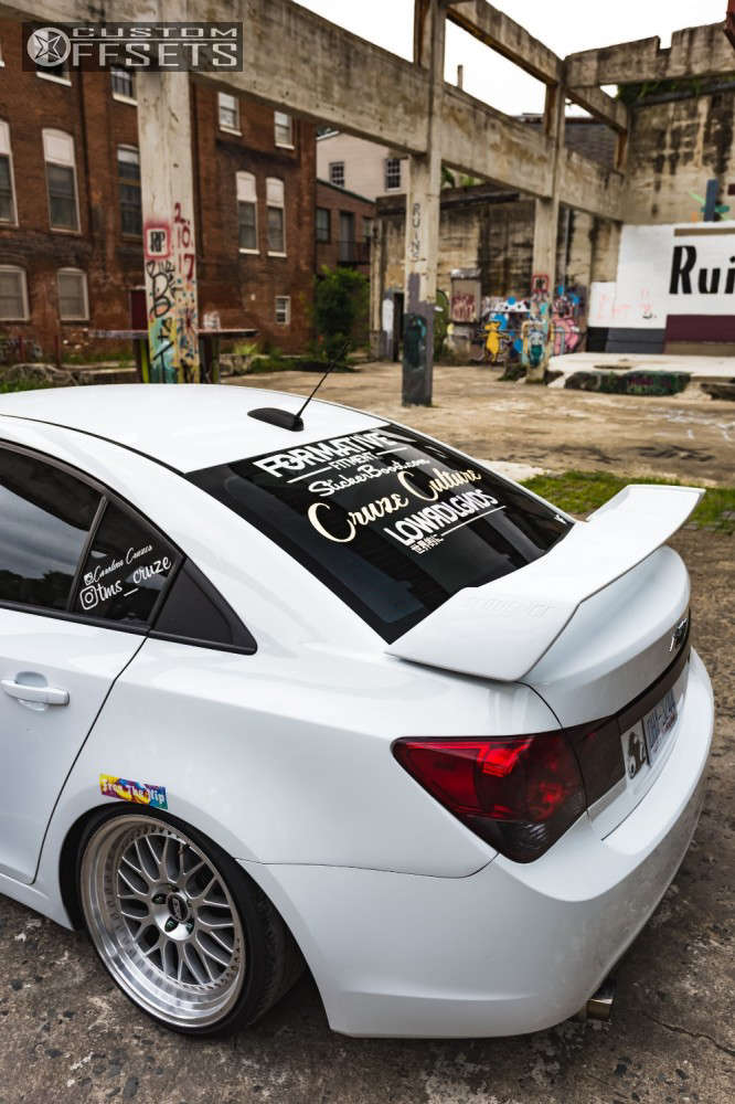 2015 Chevrolet Cruze with 18x9.5 35 ESR Sr01 and 215/35R18 Nankang NS ...
