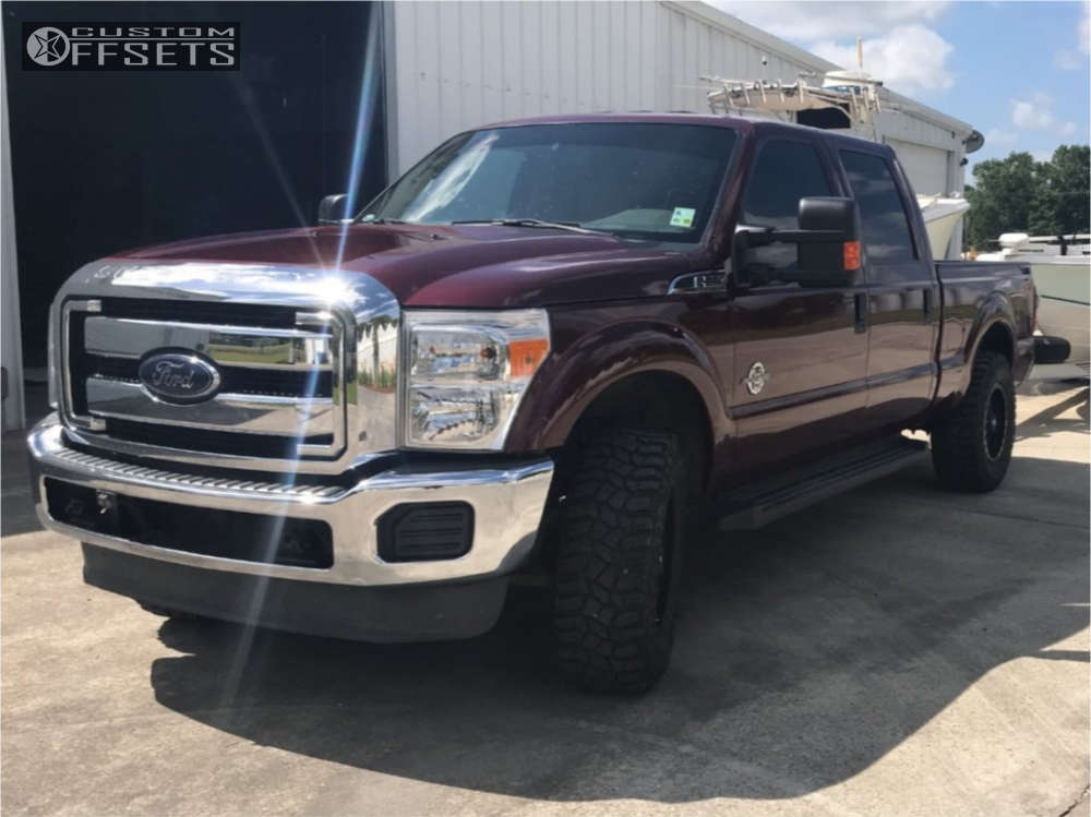 2012 Ford F-250 Super Duty with 18x9 1 Fuel Neutron and 295/70R18 ...