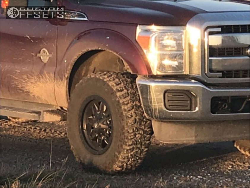 2012 Ford F-250 Super Duty with 18x9 1 Fuel Neutron and 295/70R18 ...