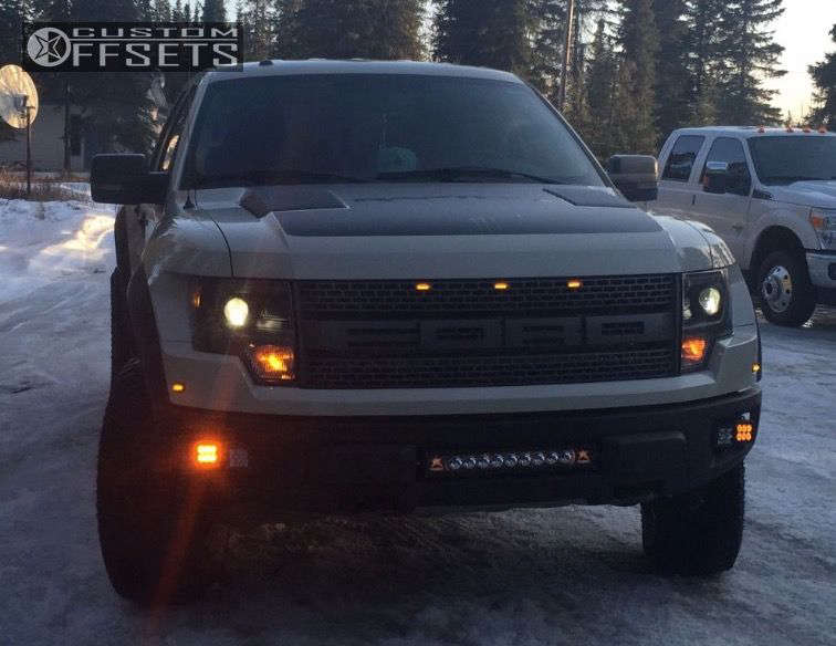 2013 Ford Raptor with 18x9 0 Ballistic Razorback and 35/12.5R18 Atturo ...