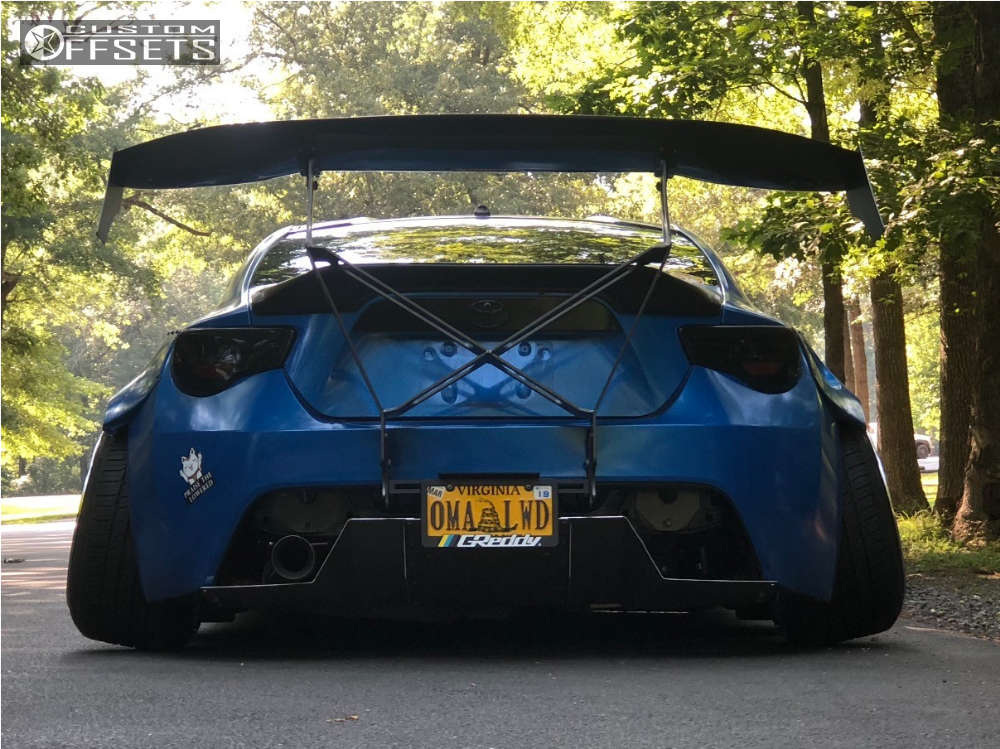 2013 Scion FR-S with 18x10.5 -25 Weds Cerberus Ii and 225/35R18 ...
