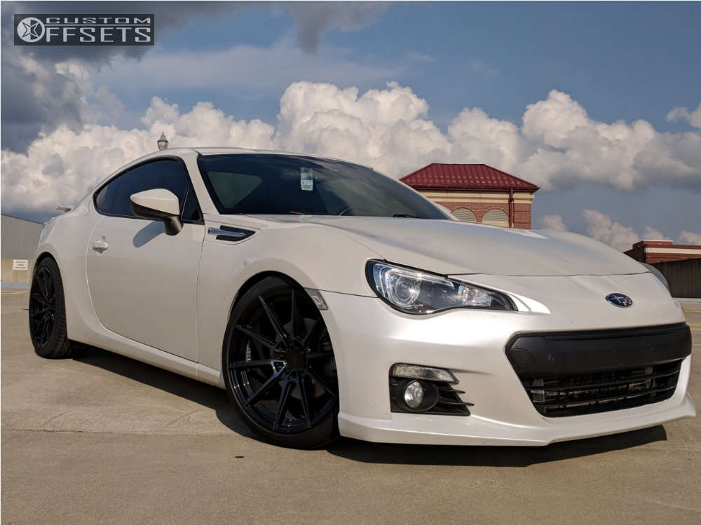 2014 Subaru BRZ with 18x9.5 38 XXR 567 and 245/35R18 Hankook Ventus V12 Evo 2 and Coilovers ...