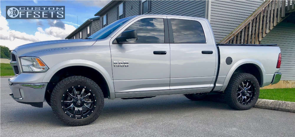 2014 Ram 1500 with 20x9 1 Fuel Vandal and 275/60R20 Falken WildPeak ...