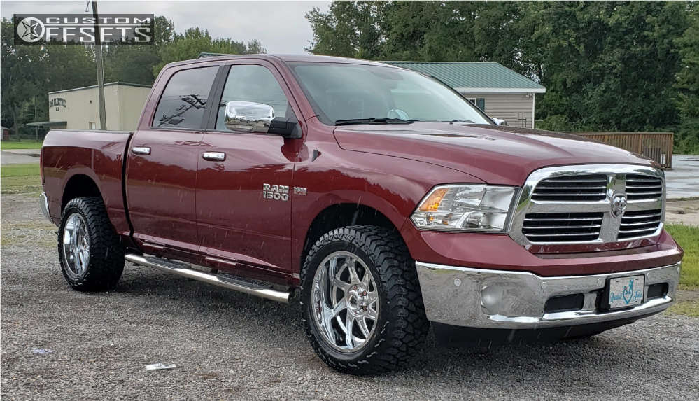 2018 Ram 1500 with 20x10 -24 American Truxx Vortex and 285/55R20 AMP ...