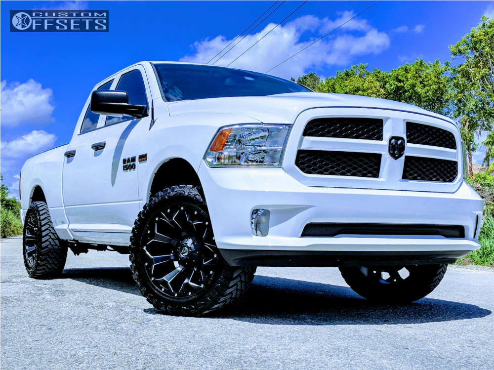 2014 Ram 1500 with 20x10 -18 Fuel Assault and 33/12.5R20 Atturo Trail ...