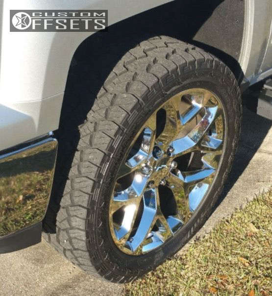 2015 Chevrolet Silverado 1500 with 22x9 27 OE Performance 150 and 305 ...