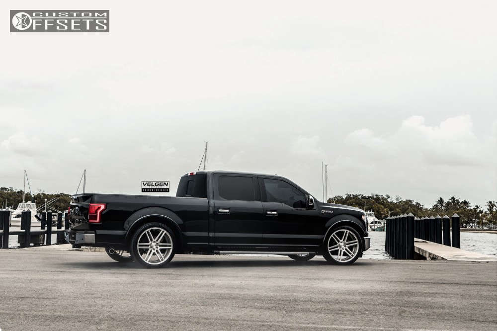 2016 Ford F-150 with 24x10 30 Velgen Vft6 and 305/35R24 Delinte D8 ...