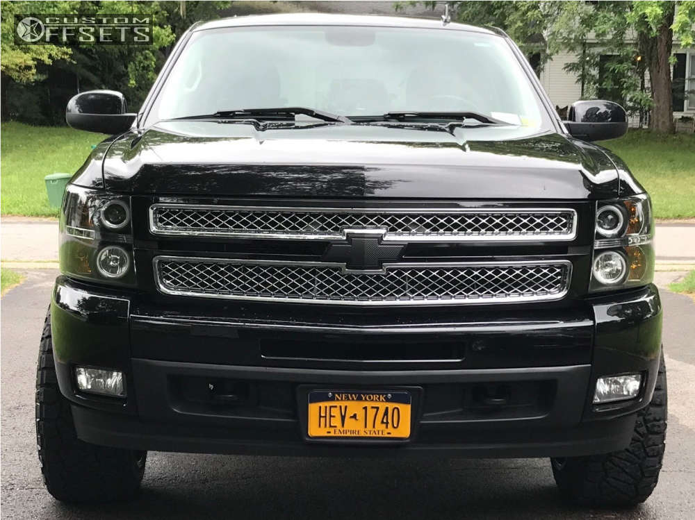 2012 Chevrolet Silverado 1500 with 20x12 -44 Fuel Cleaver and 275/55R20 ...