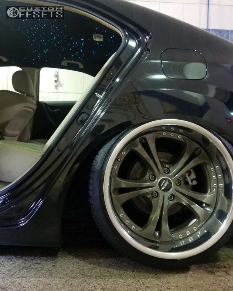 2012 Acura TSX with 18x9.5 20 Weds Cerberus Ii and 225/35R18 Nankang NS ...