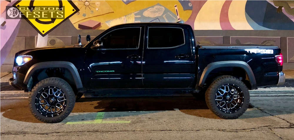 2016 Toyota Tacoma with 20x10 -24 XD XD820 and 275/55R20 Nitto Ridge ...