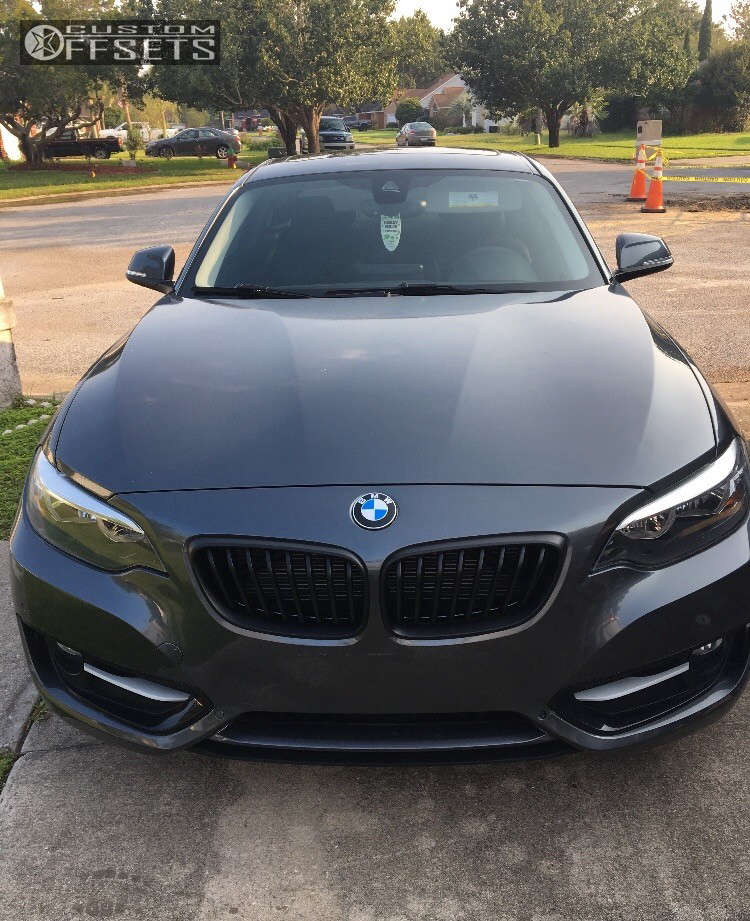 2015 BMW 228i with 18x8 40 Touren Tr60 and 225/40R18 Pirelli Cinturato ...