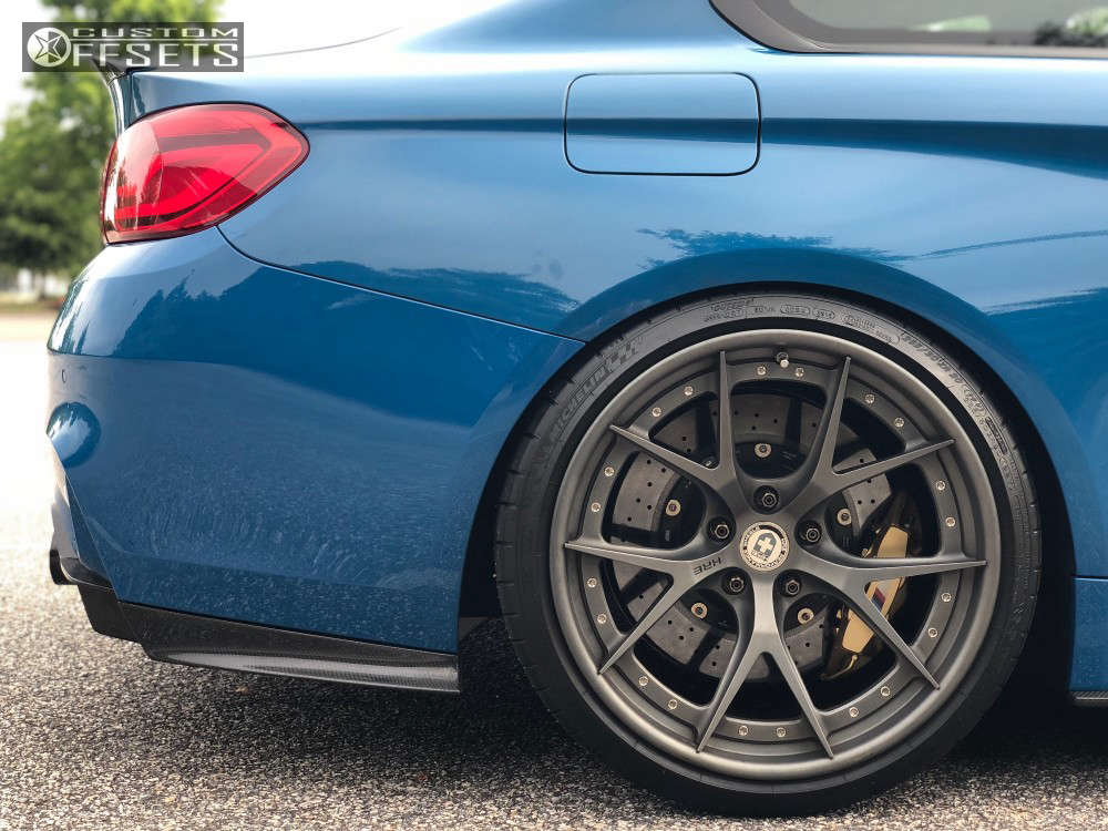 2015 BMW M4 with 20x9.5 40 HRE S101 and 265/30R20 Michelin Pilot Sport ...