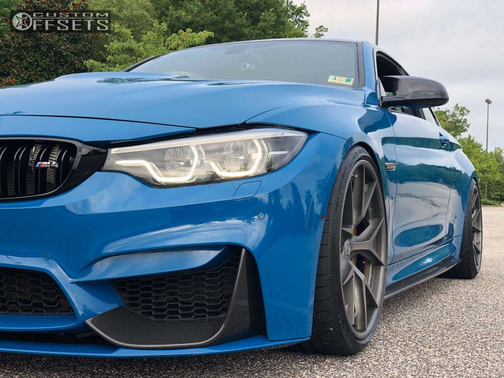 2015 BMW M4 with 20x9.5 40 HRE S101 and 265/30R20 Michelin Pilot Sport ...
