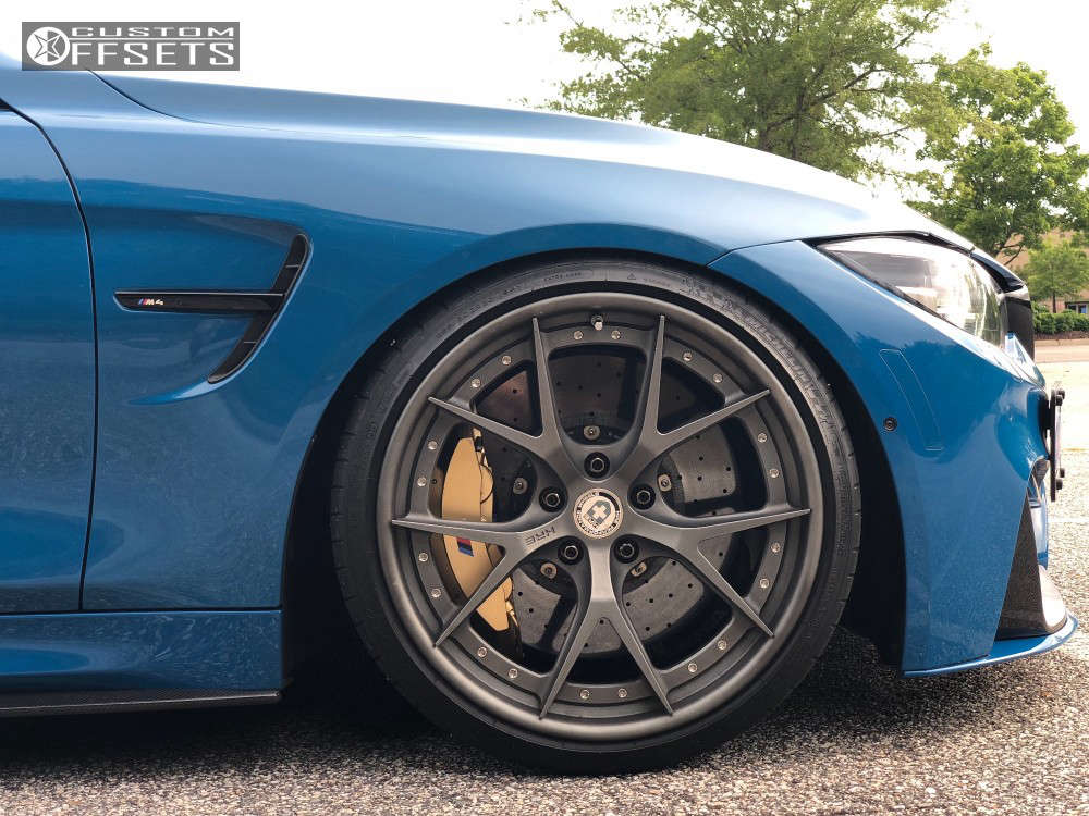 2015 BMW M4 with 20x9.5 40 HRE S101 and 265/30R20 Michelin Pilot Sport ...