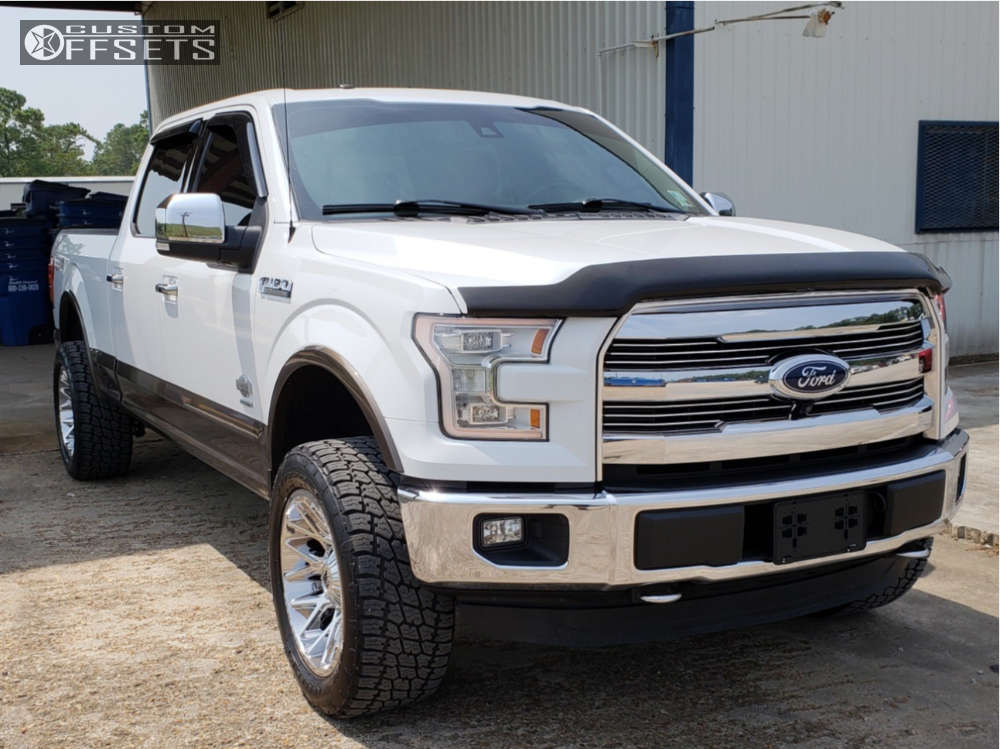 2015 Ford F-150 with 20x10 -25 Dropstars 654v and 305/55R20 Nitto Terra ...