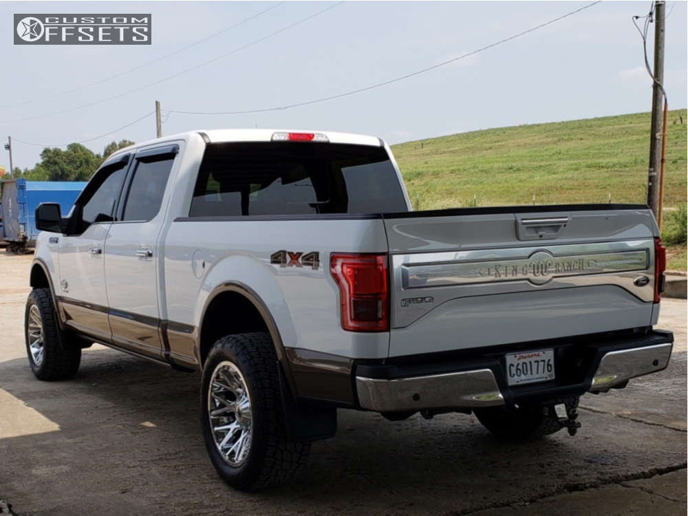 2015 Ford F-150 with 20x10 -25 Dropstars 654v and 305/55R20 Nitto Terra ...