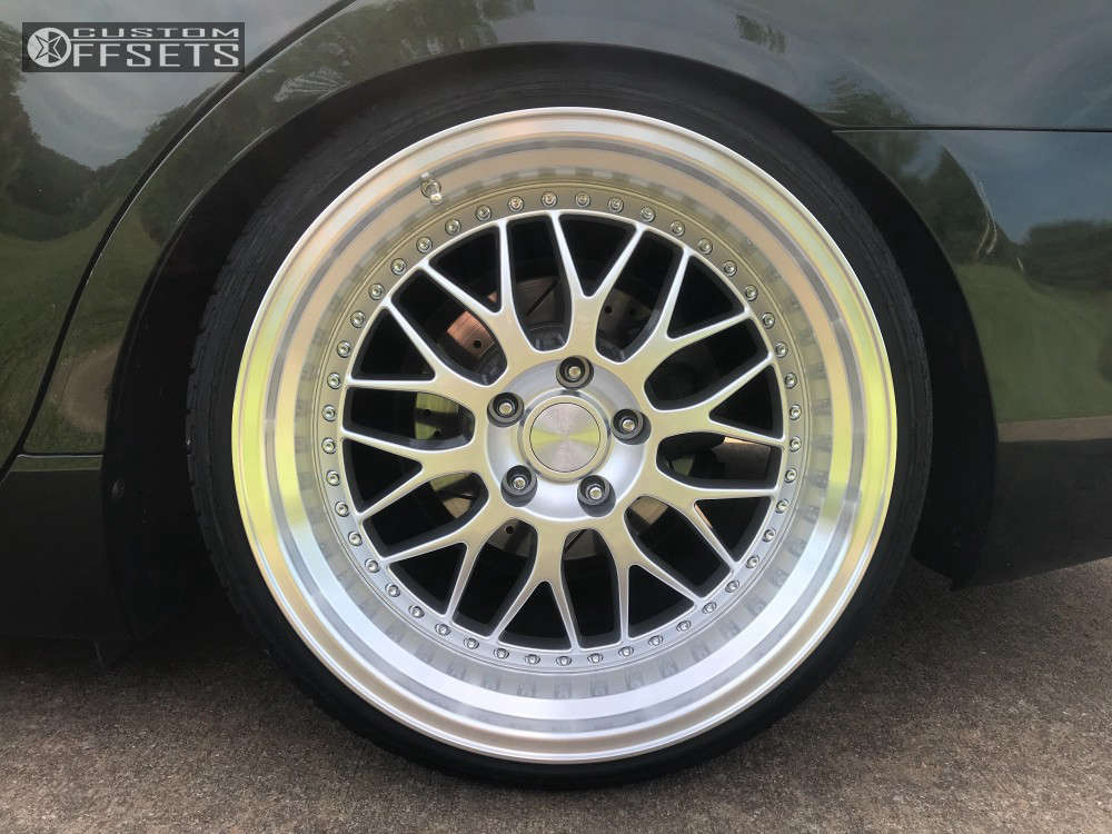 2010 Toyota Camry with 19x9.5 22 ESR Sr01 and 215/35R19 Achilles Atr ...