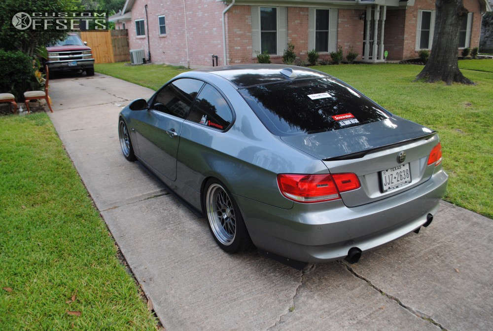 2008 BMW 335i with 18x8.5 30 ESR Sr01 and 225/40R18 Dunlop Direzza ...
