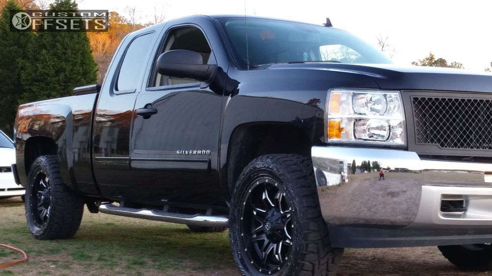 2013 Chevrolet Silverado 1500 with 20x9 1 Fuel Lethal and 33/12.5R20 ...