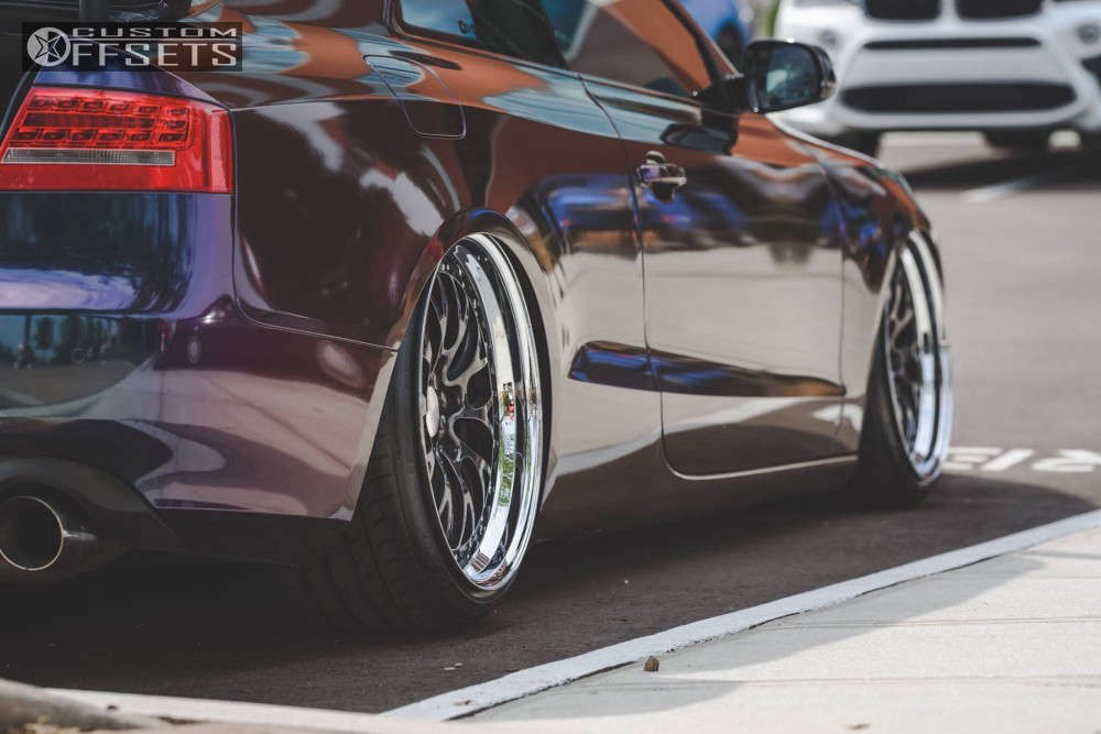 2011 Audi A5 Wheel Offset Tucked Air Suspension | 454909 | Custom Offsets