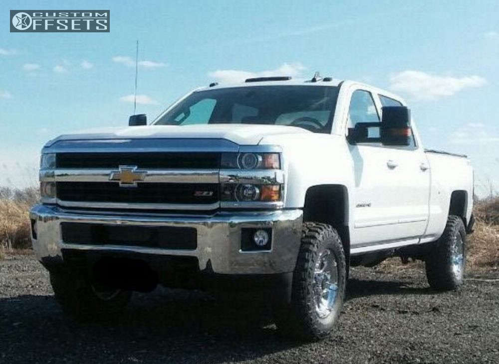 2015 Chevrolet Silverado 2500 HD with 17x8 0 American Racing ATX Ledge ...